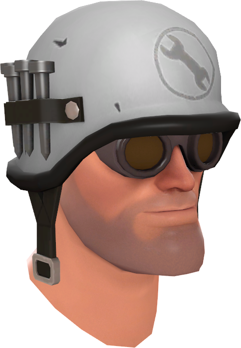 File:Painted Full Metal Helmet E6E6E6 Engineer.png - Official TF2 Wiki ...