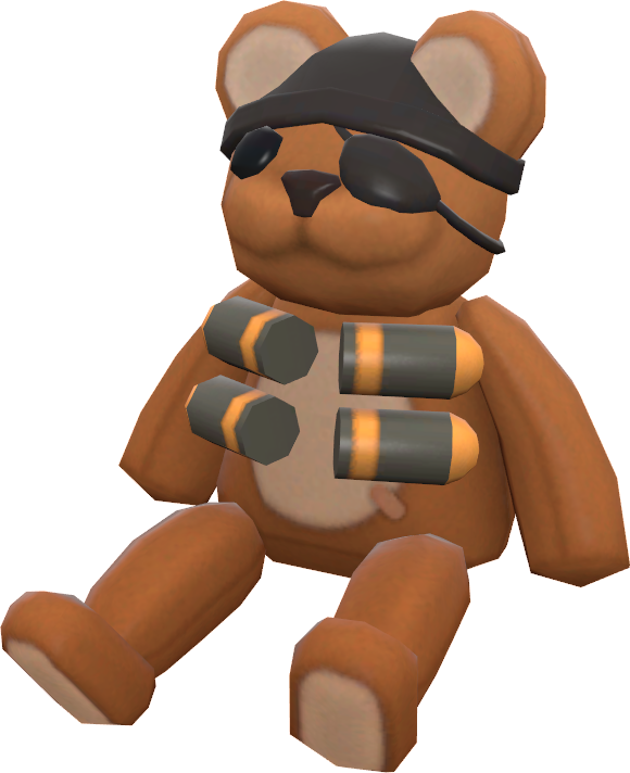 File:RED Battle Bear Flair Demoman.png - Official TF2 Wiki | Official ...