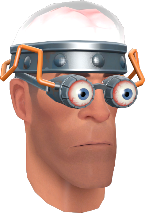 File:Painted Optic Nerve E6E6E6.png - Official TF2 Wiki | Official Team ...