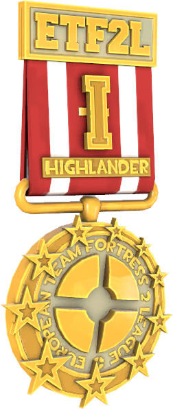 File:RED Tournament Medal - ETF2L Highlander First Place.png - Official ...