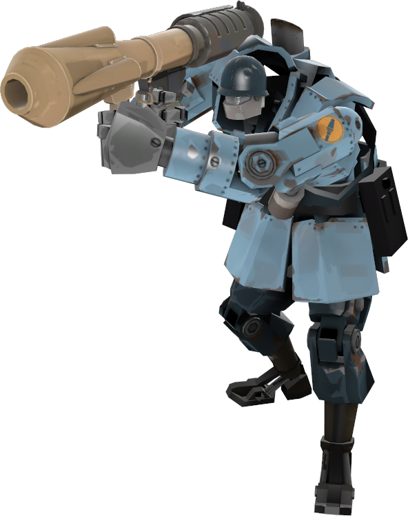File:BLU Giant Charged Soldier.png - Official TF2 Wiki | Official Team ...