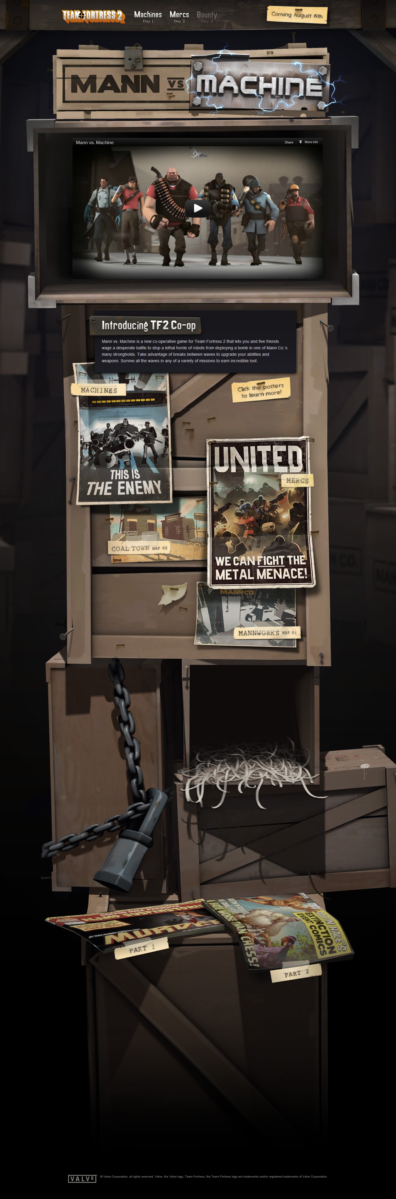 File:Mann vs. Machine Update Page1.jpg - Official TF2 Wiki | Official ...