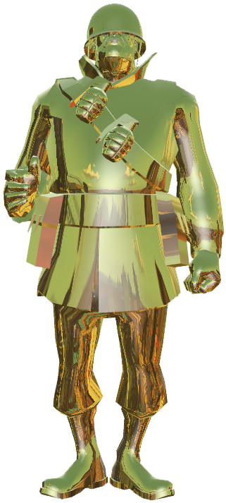 File:Gold Soldier.png - Official TF2 Wiki | Official Team Fortress Wiki