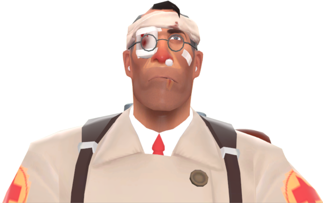 File:Medic Beaten and Bruised.png - Official TF2 Wiki | Official Team ...