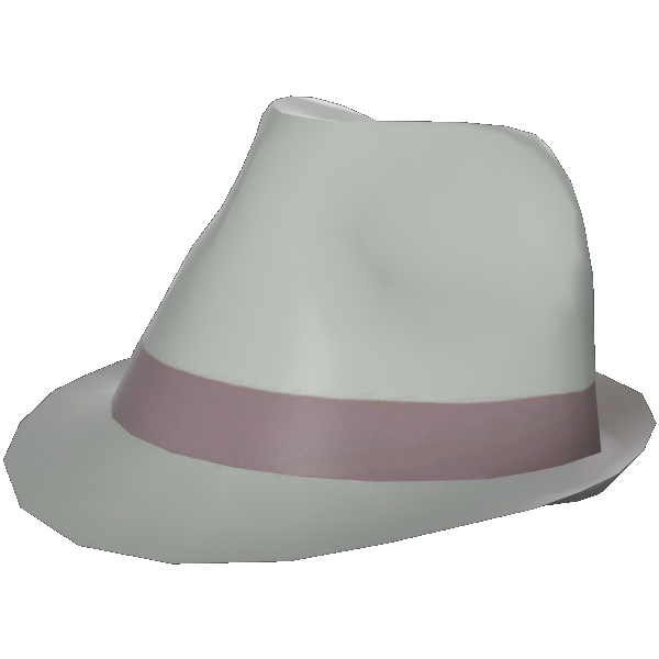 File:Painted Fancy Fedora 7E7E7E.png - Official TF2 Wiki | Official ...