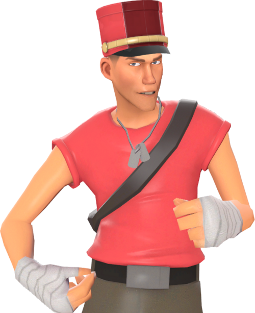 스카웃 샤코 모자 - Official TF2 Wiki | Official Team Fortress Wiki