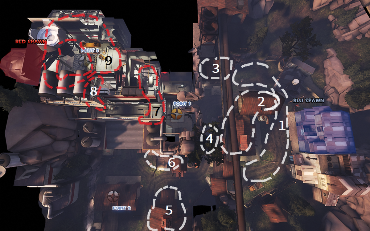 File:Mountain Lab overview with lines.png - Official TF2 Wiki ...