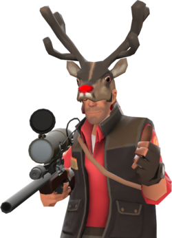 Winter version caribou (hat) : r/tf2
