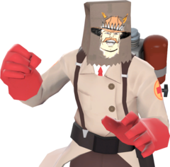 Máscara de Saxton Hale - Official TF2 Wiki | Official Team Fortress Wiki